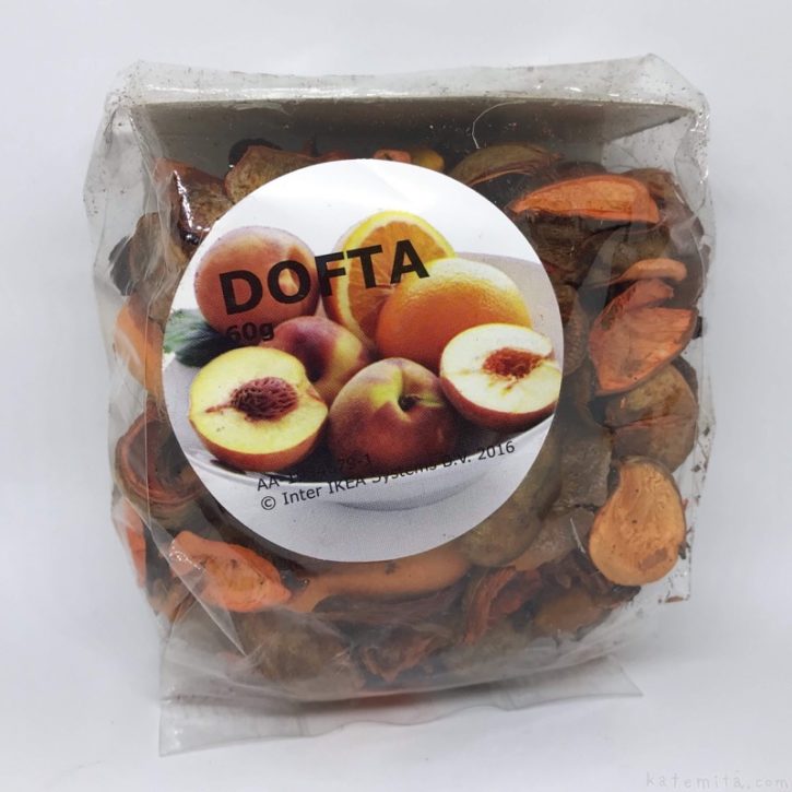 IKEAのポプリ『DOFTA（ピーチ＆オレンジ）』が桃の香りでいい！ | 買てみた