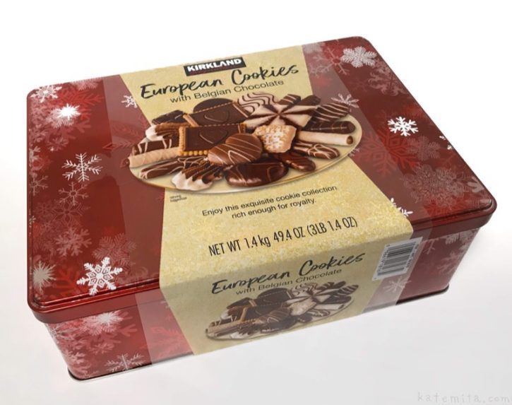 コストコで『カークランド クッキーアソート(ベルギーチョコレート)』がクリスマス缶で超おいしい！ | 買てみた