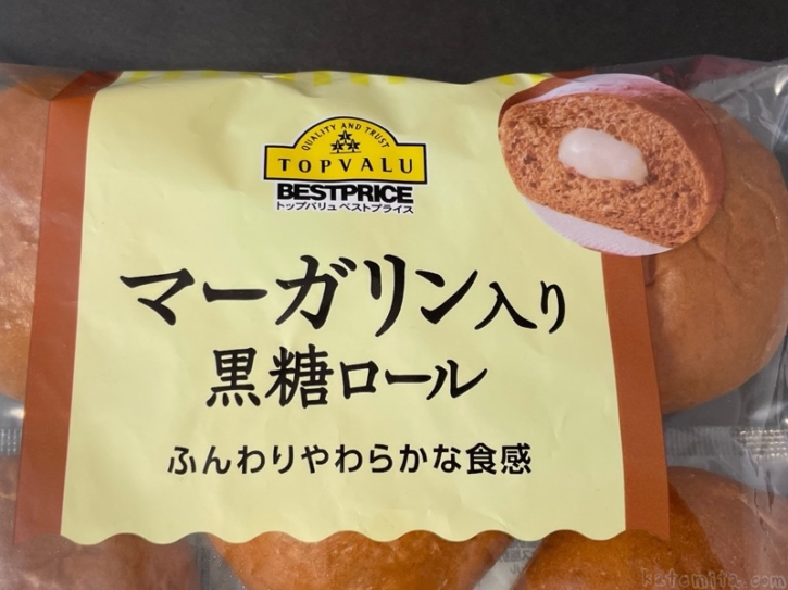 トップバリュの『マーガリン入り黒糖ロール』がふんわり食感と甘さとコクで美味しい！ | 買てみた