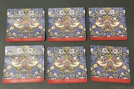 セリアで『A7ジップバッグ 6P ウィリアム・モリスワールド』がいちご泥棒の小さなチャック付き袋で可愛い！ | 買てみた