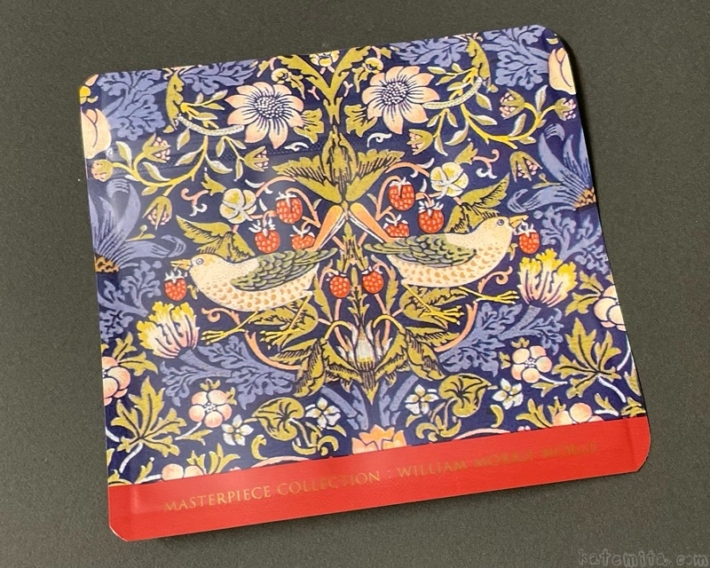 セリアで『A7ジップバッグ 6P ウィリアム・モリスワールド』がいちご泥棒の小さなチャック付き袋で可愛い！ | 買てみた