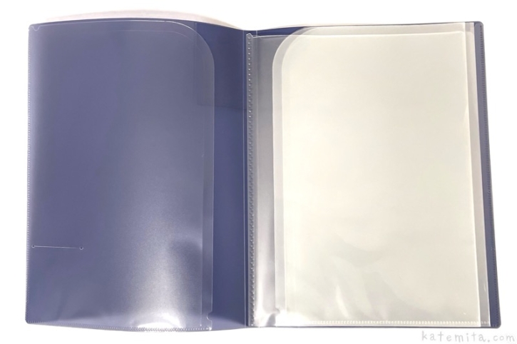 セリアの『A3 & A4 ダブルインファイル 10P』が見開きでA3サイズが入るファイルで便利！ | 買てみた