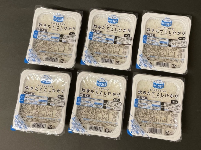 コスモスの『ON365 炊きたてこしひかり(180g×6食入)』がパックご飯で手軽で美味しい！ | 買てみた