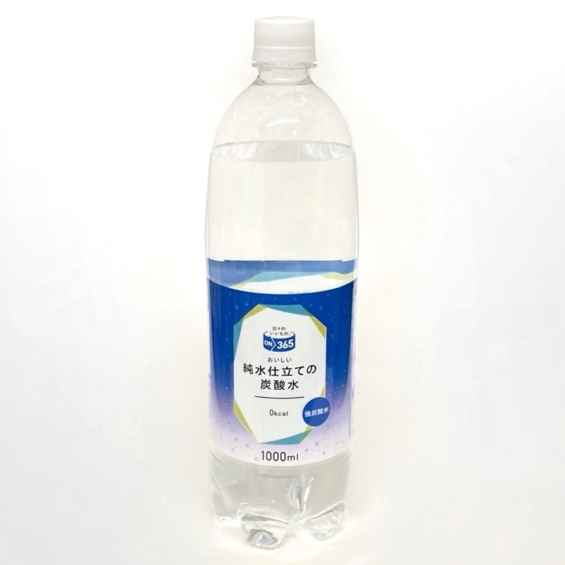 コスモスの『ON365 おいしい純水仕立ての炭酸水 1000ml』が強炭酸水でシュワッと美味しい！ | 買てみた