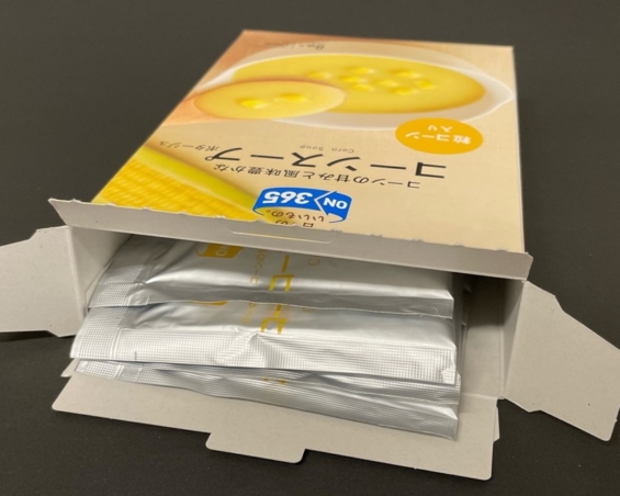 コスモスの『ON365 コーンスープ(粒コーン入り)8袋』が粉末スープで美味しい！ | 買てみた