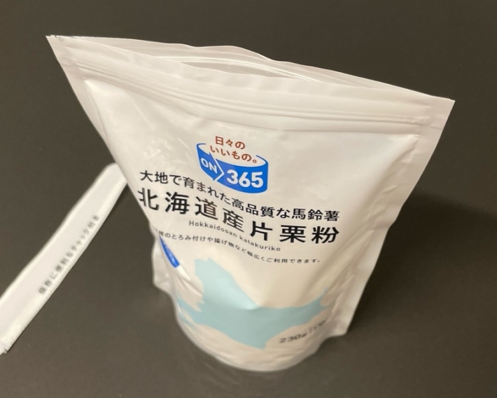 コスモスの『ON365 北海道産片栗粉(230g)』を買ってみました！ | 買てみた