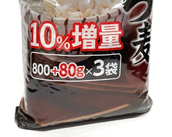 コストコの『はくばく もち麦 (800g+80g)x3袋』がたっぷり入って美味しい！ | 買てみた