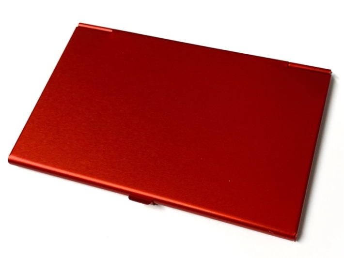 ナカバヤシの『Digio2 メモリーカードケース アルミ SDカード 1枚 ・ microSDカード 6枚 収納 レッド』が薄くて良い！ | 買てみた